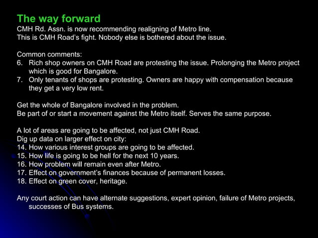 Metro vs. Bus - which is better ? | PPT