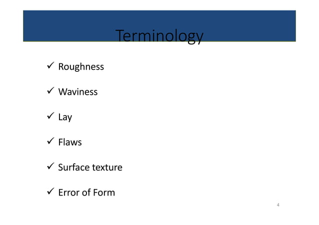 Metrology surface roughness.pptx