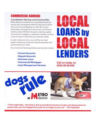 Metro bank brochure | PDF