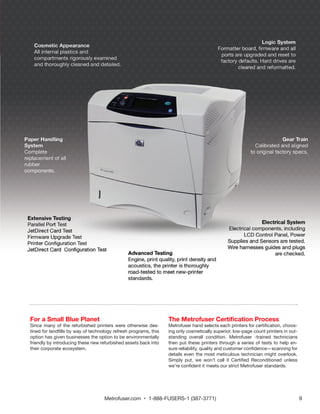 Metrofuser Printer Parts Dealer Catalog | PDF