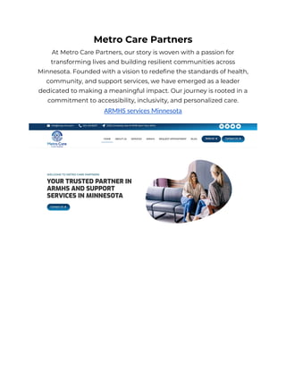 At Metro Care Partners, our story is wov | DOCX