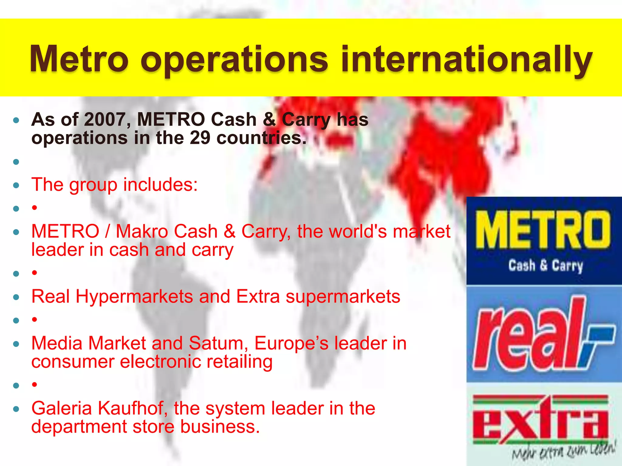 Metro cash and carry | PPTX
