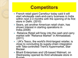 Metro cash and carry | PPTX