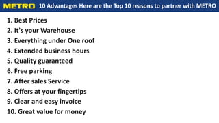 Metro cash n carry ppt final | PPTX