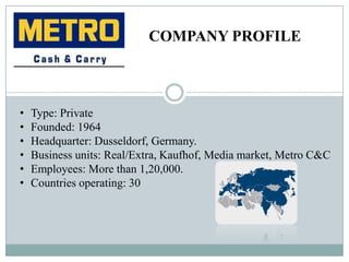 Case Study of Metro Cash & Carry on Business Environment | PPTX