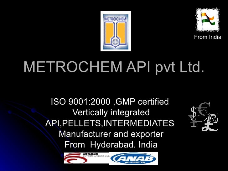 Metrochem Api Pvt Ltd Bulkdrugs Manufacturerexporter