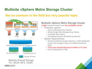 Metro Cluster High Availability or SRM Disaster Recovery? | PPT