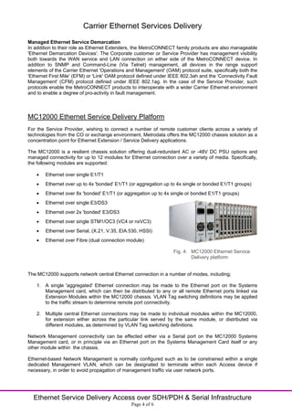 MetroCONNECT: Ethernet Access Networking | PDF | Computer Networking | Computing
