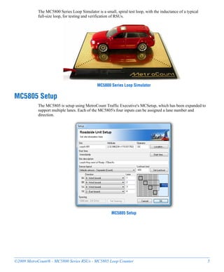 Metro count mc5805_loop_counter | PDF