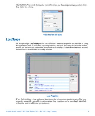 Metro count mc5805_loop_counter | PDF