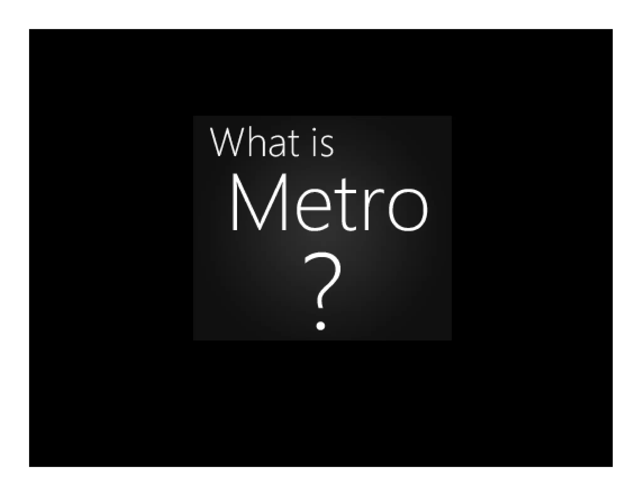 Metro designing concepts | PPT