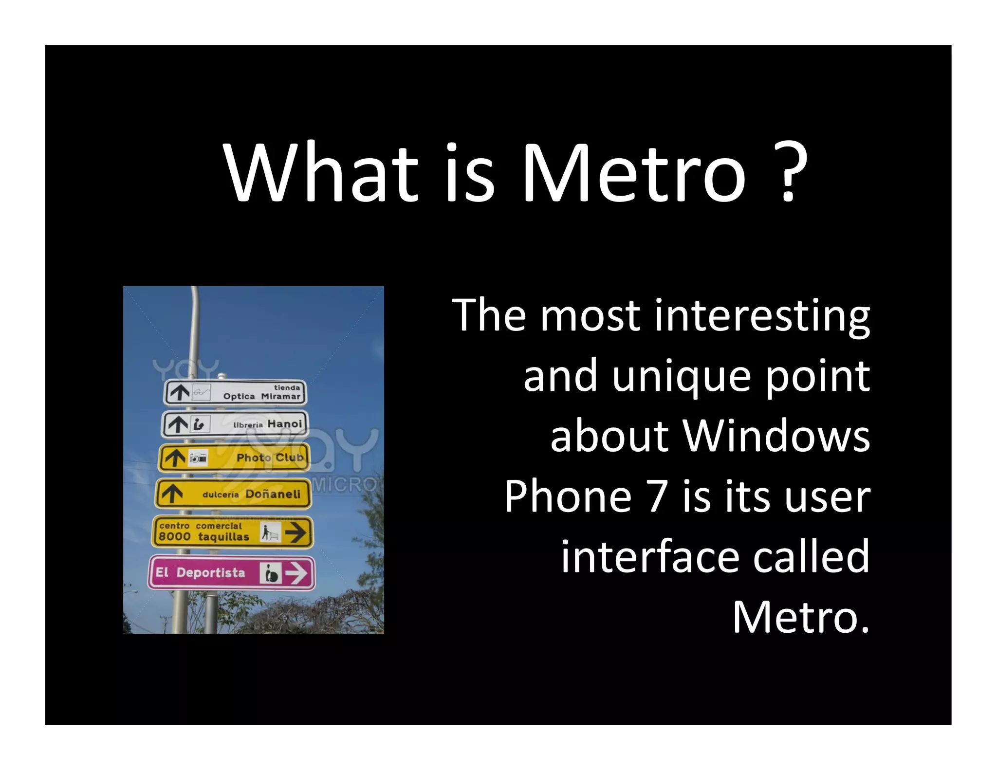 Metro designing concepts | PPT
