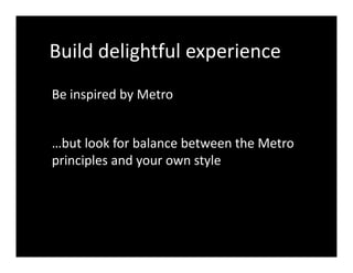 Metro designing concepts | PPT
