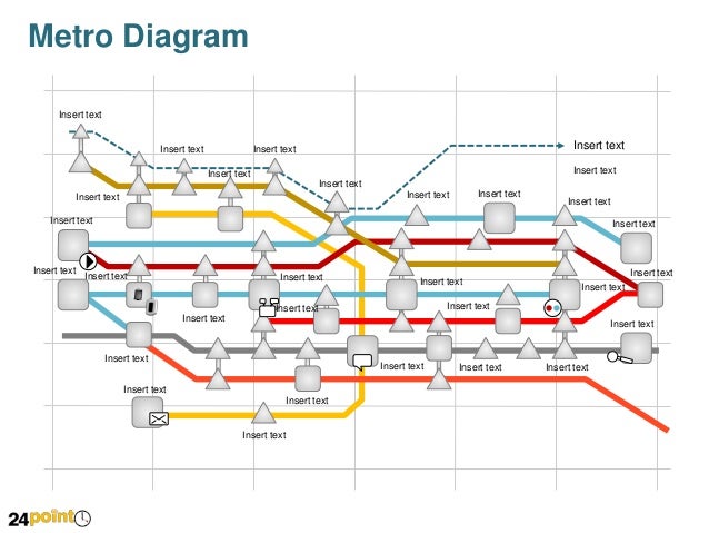 Metro Diagrams - Editable PowerPoint Presentation