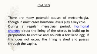 metrorrhagia NITISH SINGH | PPTX
