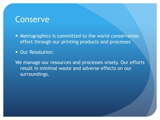 Metrographics | PPTX