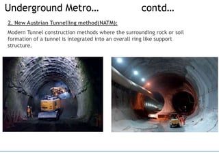 Presentation on Underground metro. | PPT