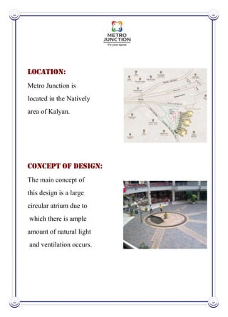 Metro junction case study | DOCX | Malls & Shopping Centers | Attractions