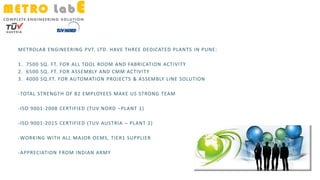 METROLAB ENGINEERING PVT LTD | PPT