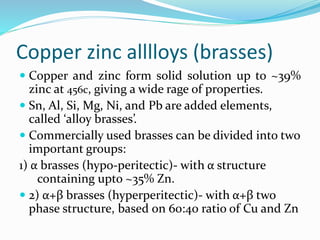 Non-Ferrous Alloys - Brass | PPTX