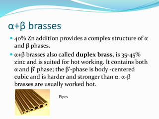 Non-Ferrous Alloys - Brass | PPTX