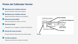 Metrología_del_Calibrador_Vernier.pptx diapositivas | PPTX