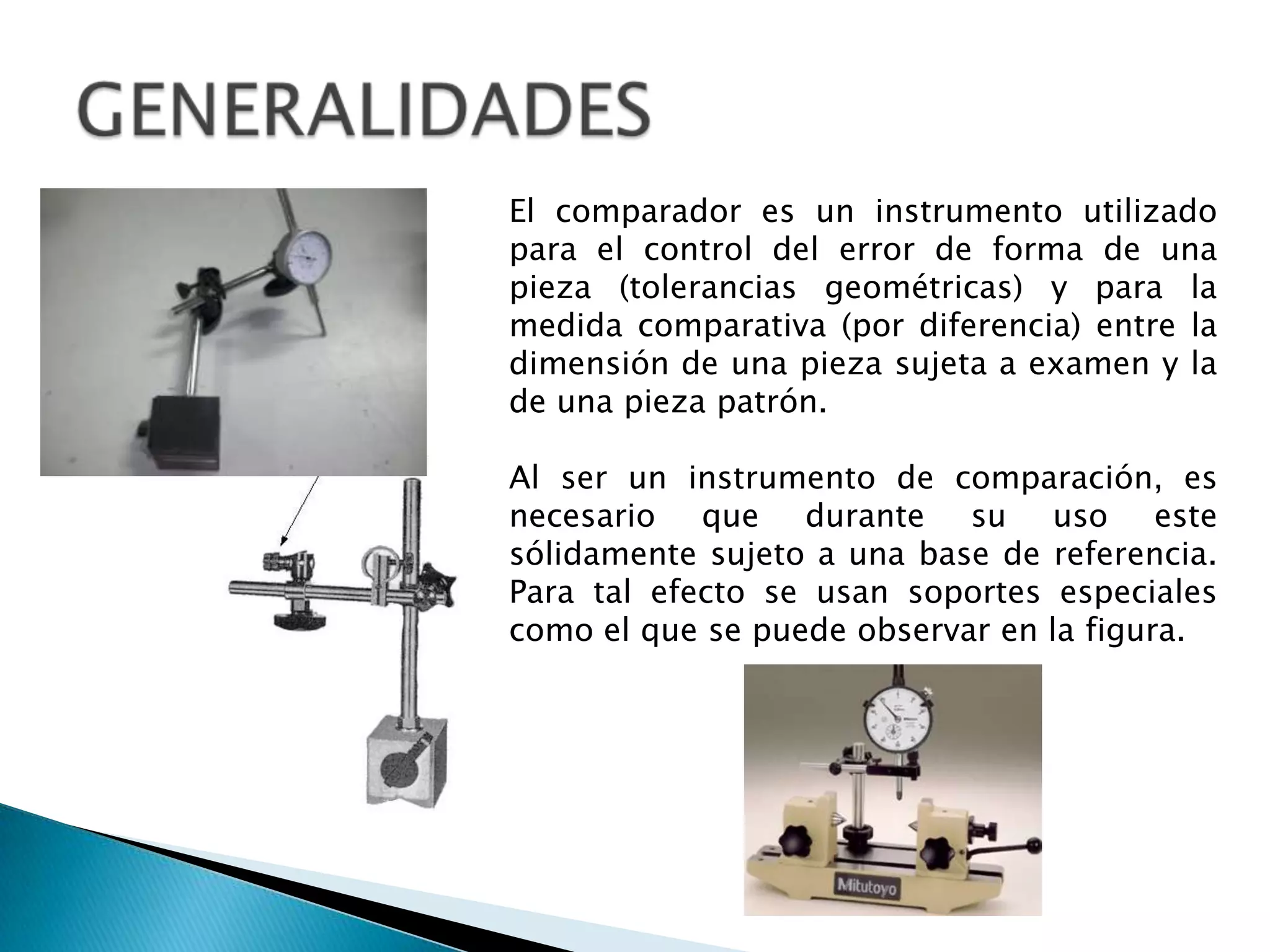 Metrologia – manejo del comparador de caratula | PPTX