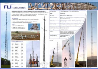 Meteorological Mast Data Sheet | PDF