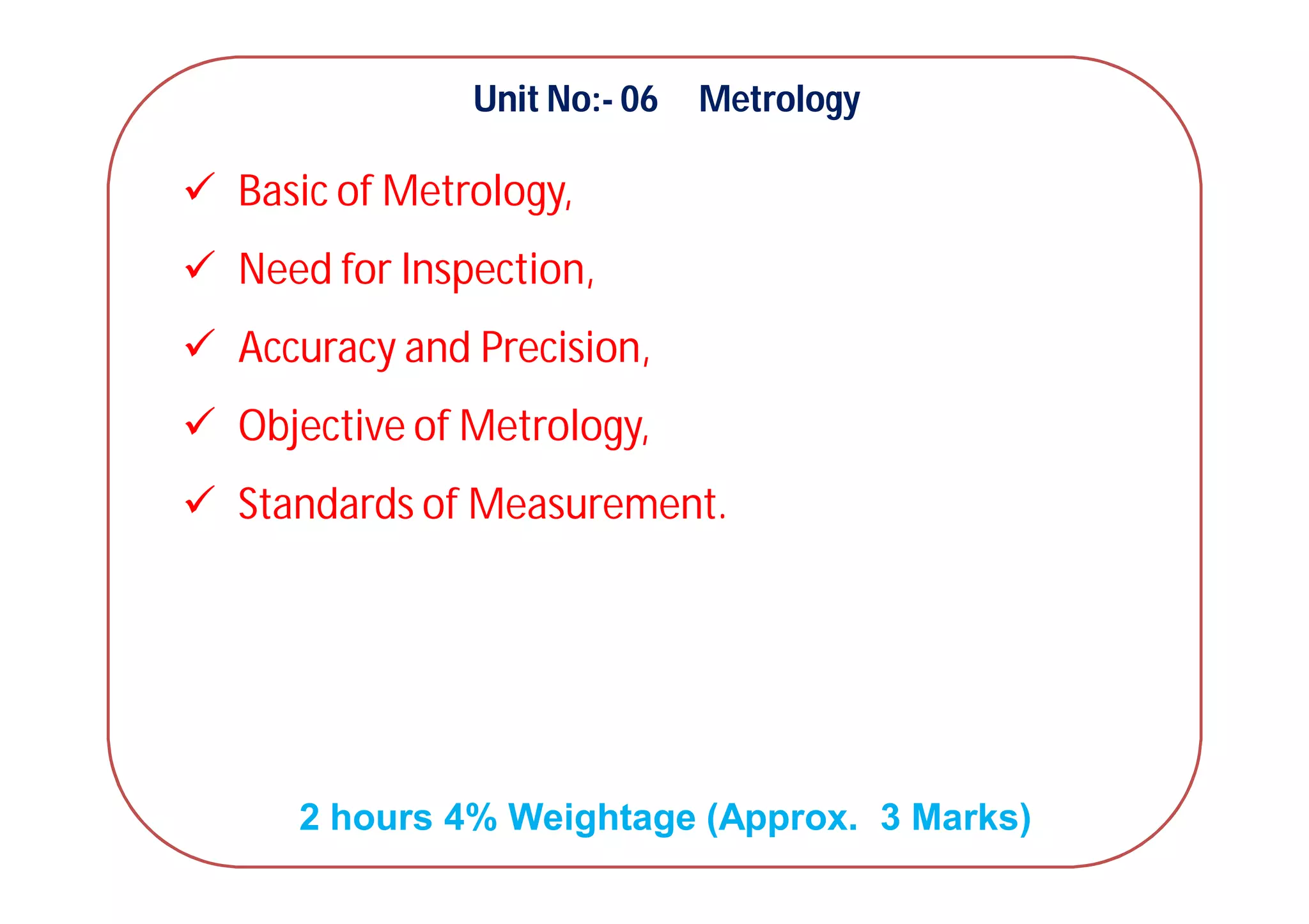 Metrology | PDF