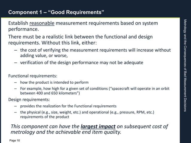 Metrology & The Consequences of Bad Measurement Decisions | PPTX