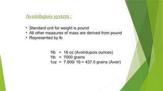 Metrology 1 PowerPoint presentation Industrial Pharmacy Jamdhade A. A..pptx