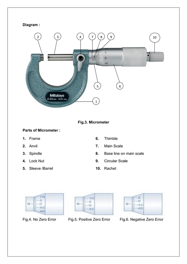 Metrology and instrumentation lab manual | PDF