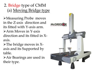 Metrology and measurements(Coordinate Measuring Machine) | PPTX