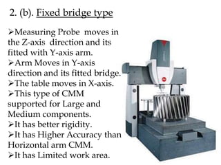 Metrology and measurements(Coordinate Measuring Machine) | PPTX