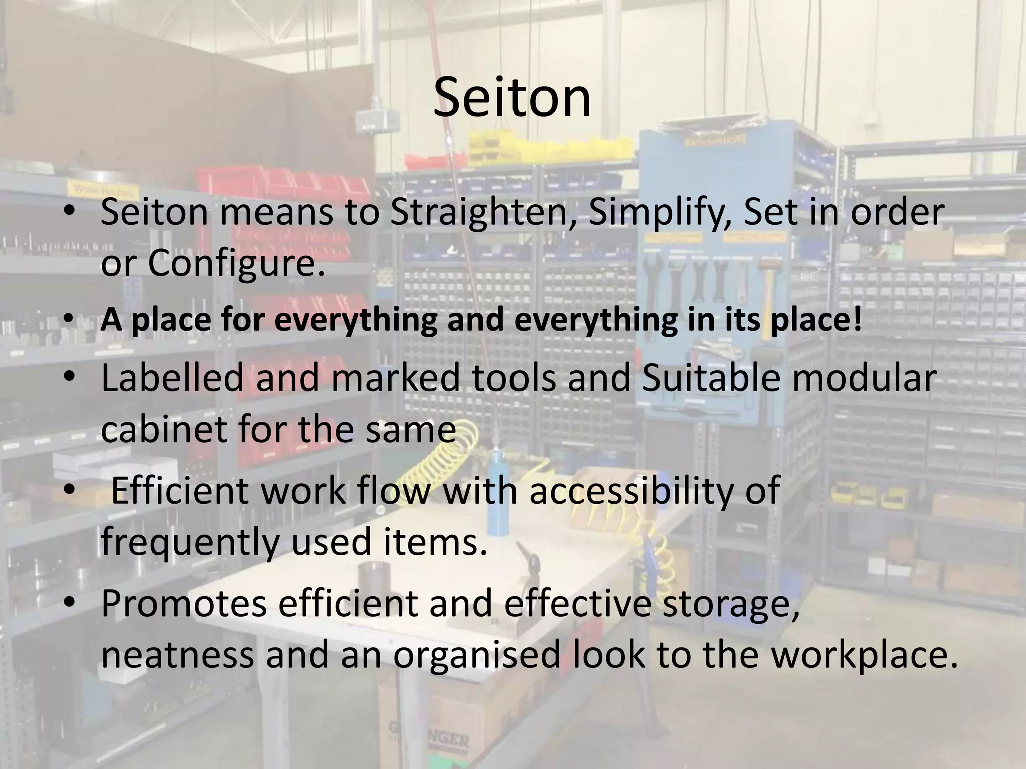 Metrology and quality control 5S. | PPT