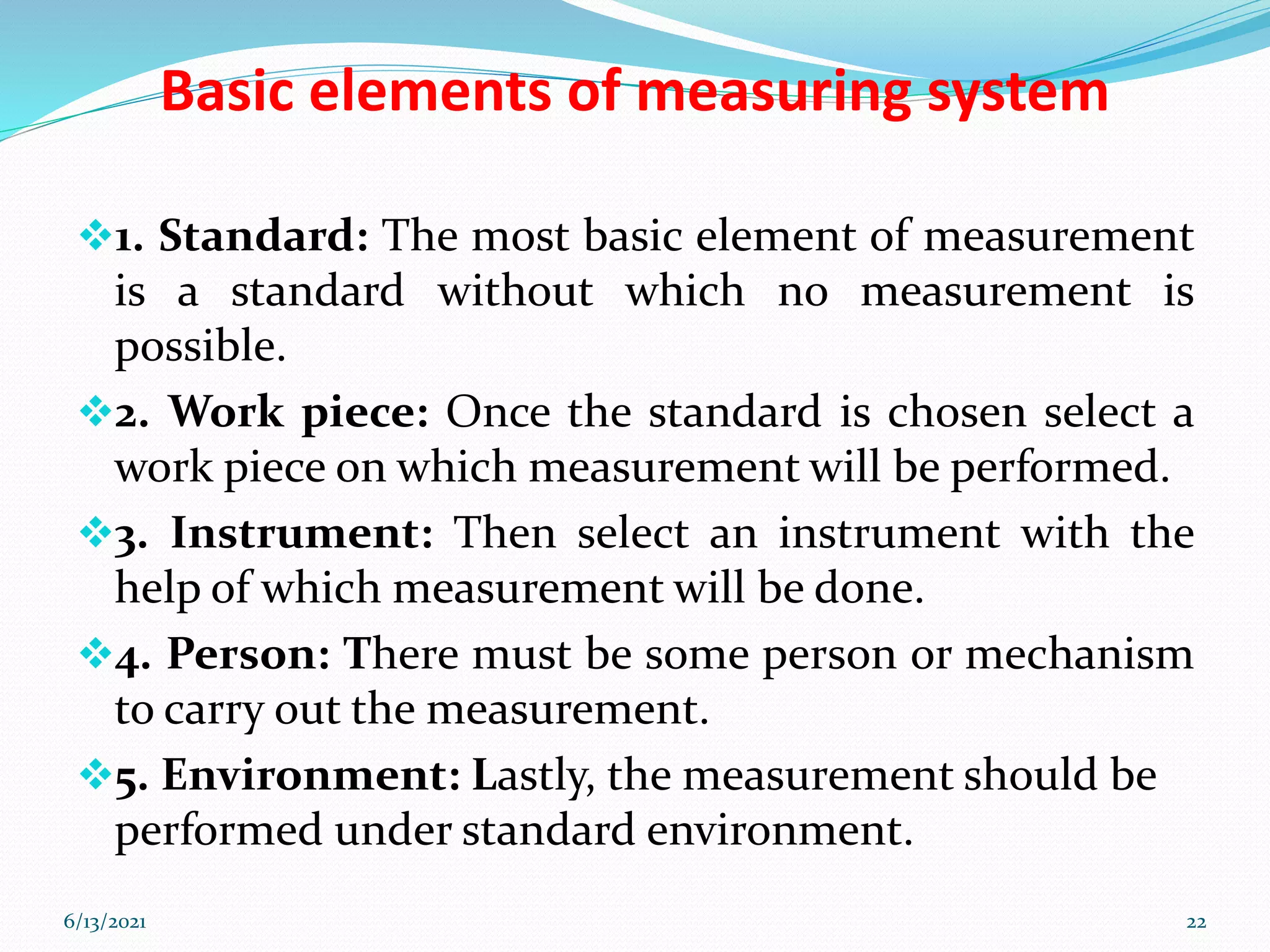 Metrology concepts and standards | PPTX