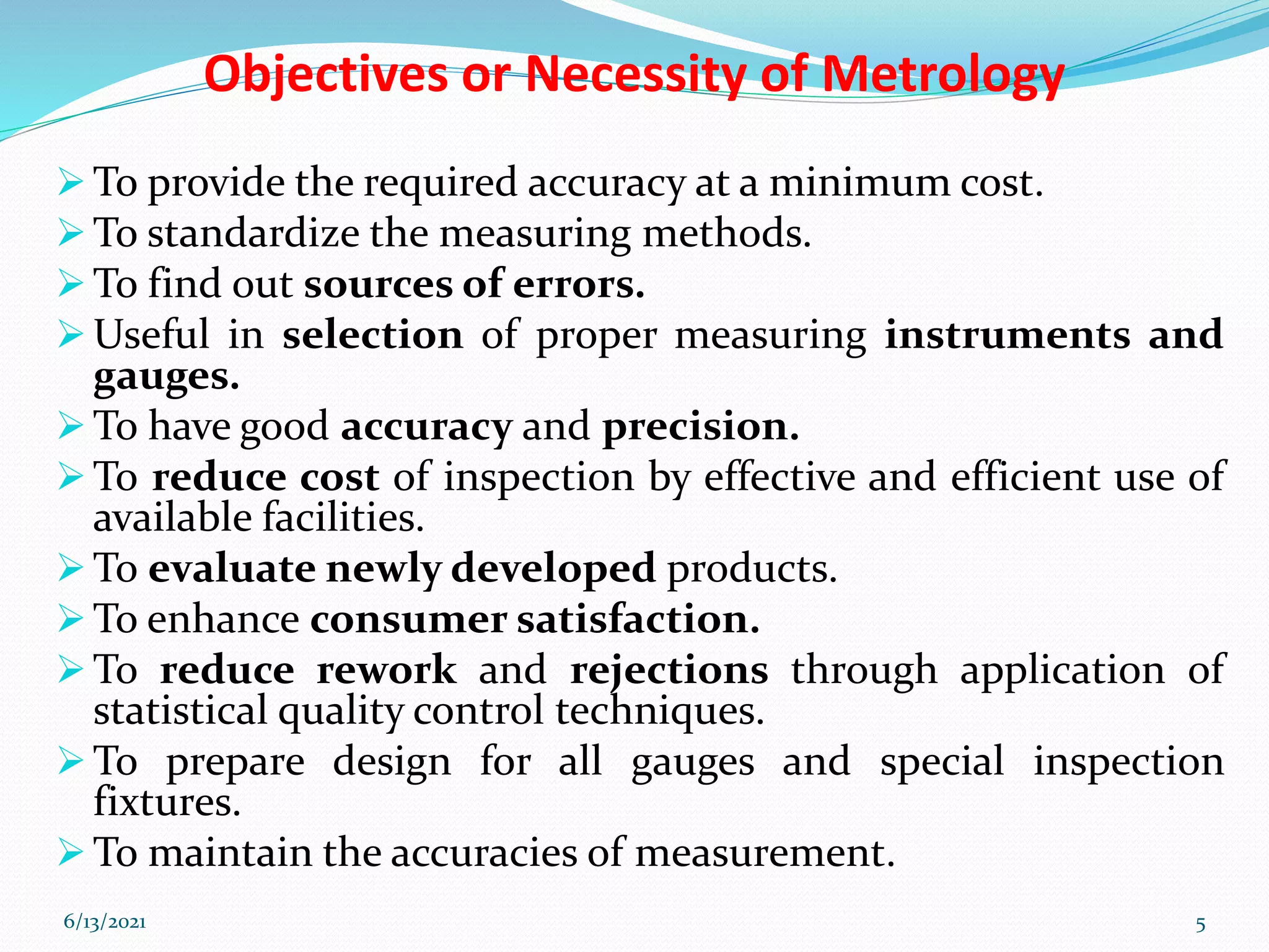 Metrology concepts and standards | PPTX
