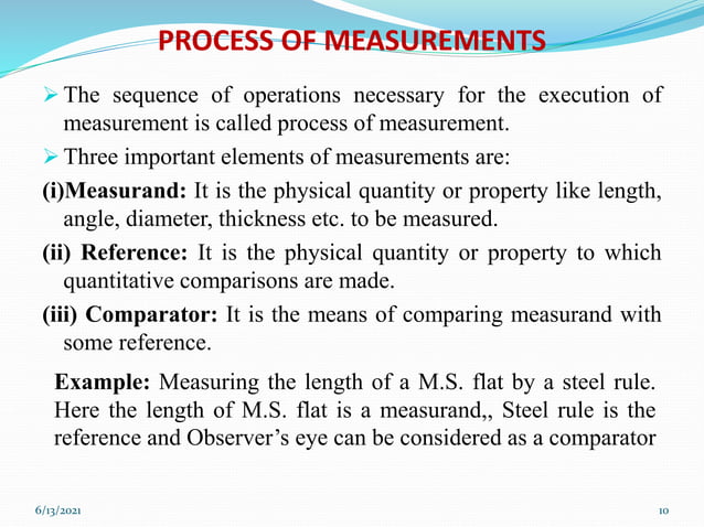 Metrology concepts and standards | PPTX