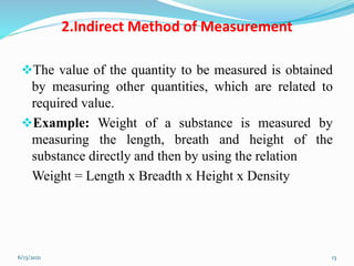 Metrology concepts and standards | PPTX