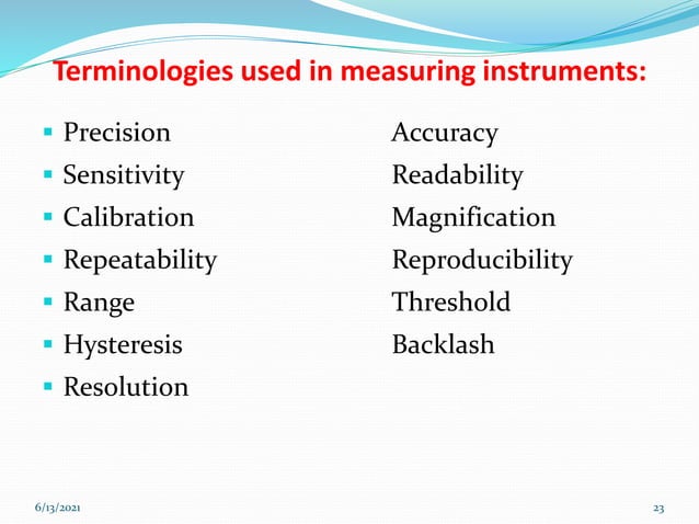 Metrology concepts and standards | PPTX