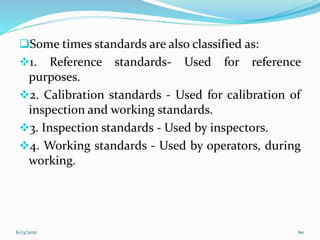 Metrology concepts and standards | PPTX
