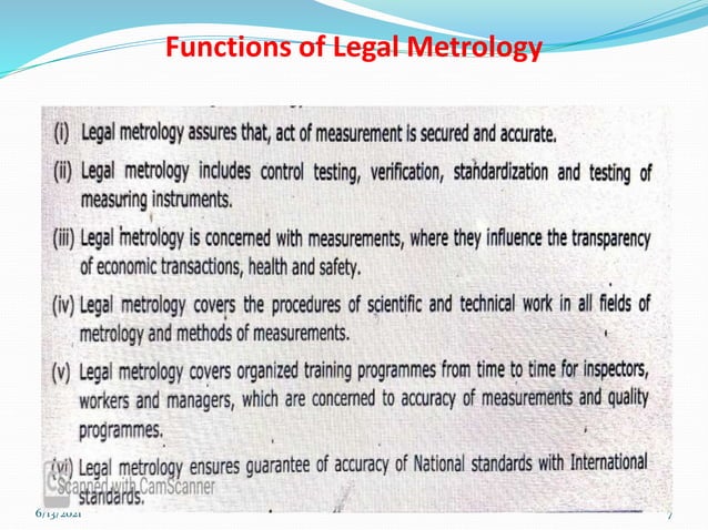 Metrology concepts and standards | PPTX
