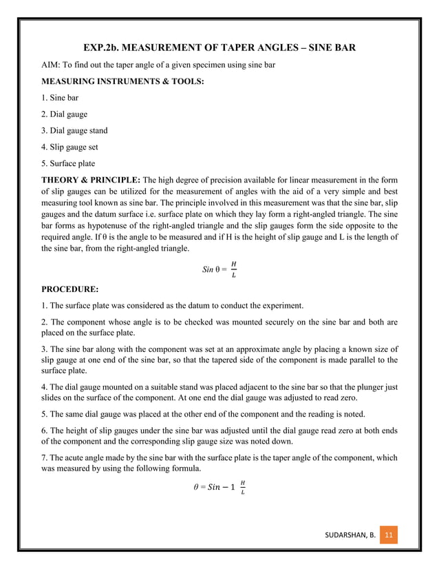 METROLOGY LAB MANUAL 26 12-16 | PDF | Physics | Science