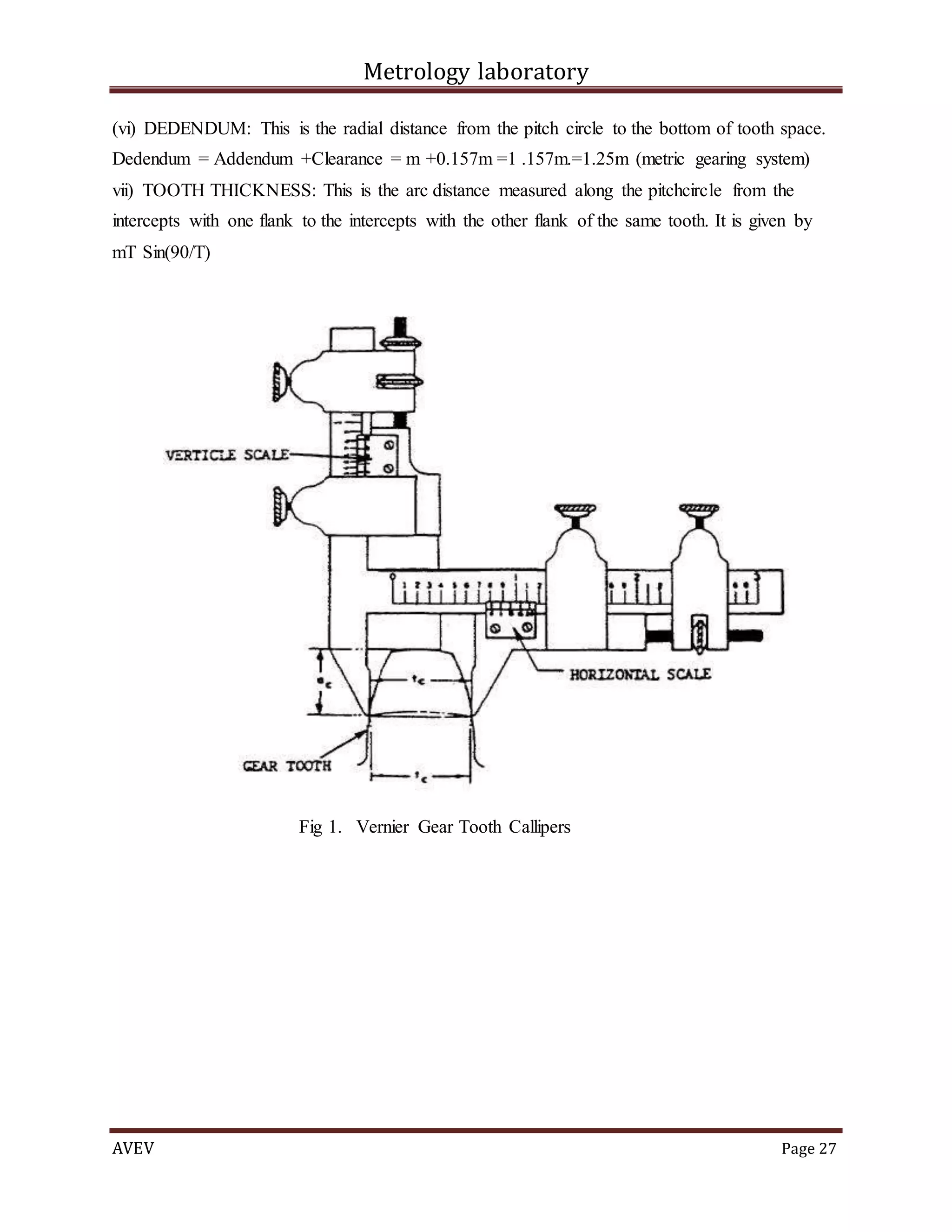 Metrology lab manual for marine engineering | DOCX