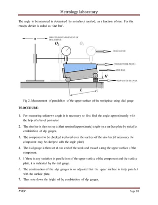 Metrology lab manual for marine engineering | DOCX