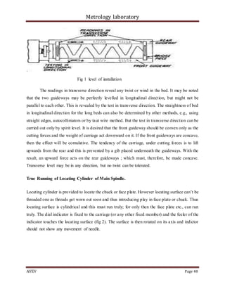 Metrology lab manual for marine engineering | DOCX