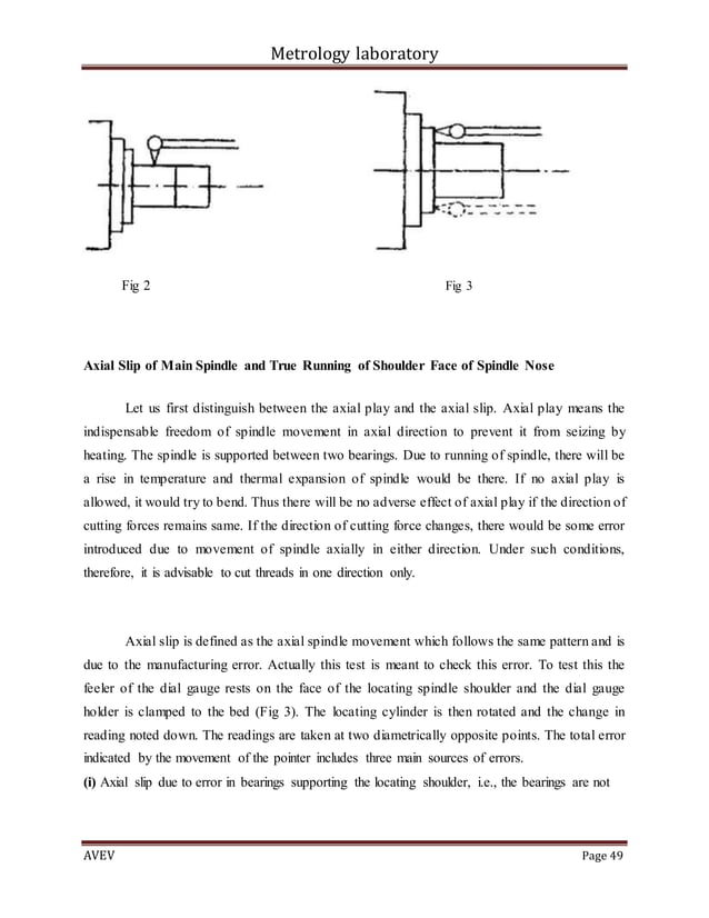 Metrology lab manual for marine engineering | PDF
