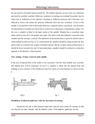 Metrology lab manual for marine engineering | DOCX