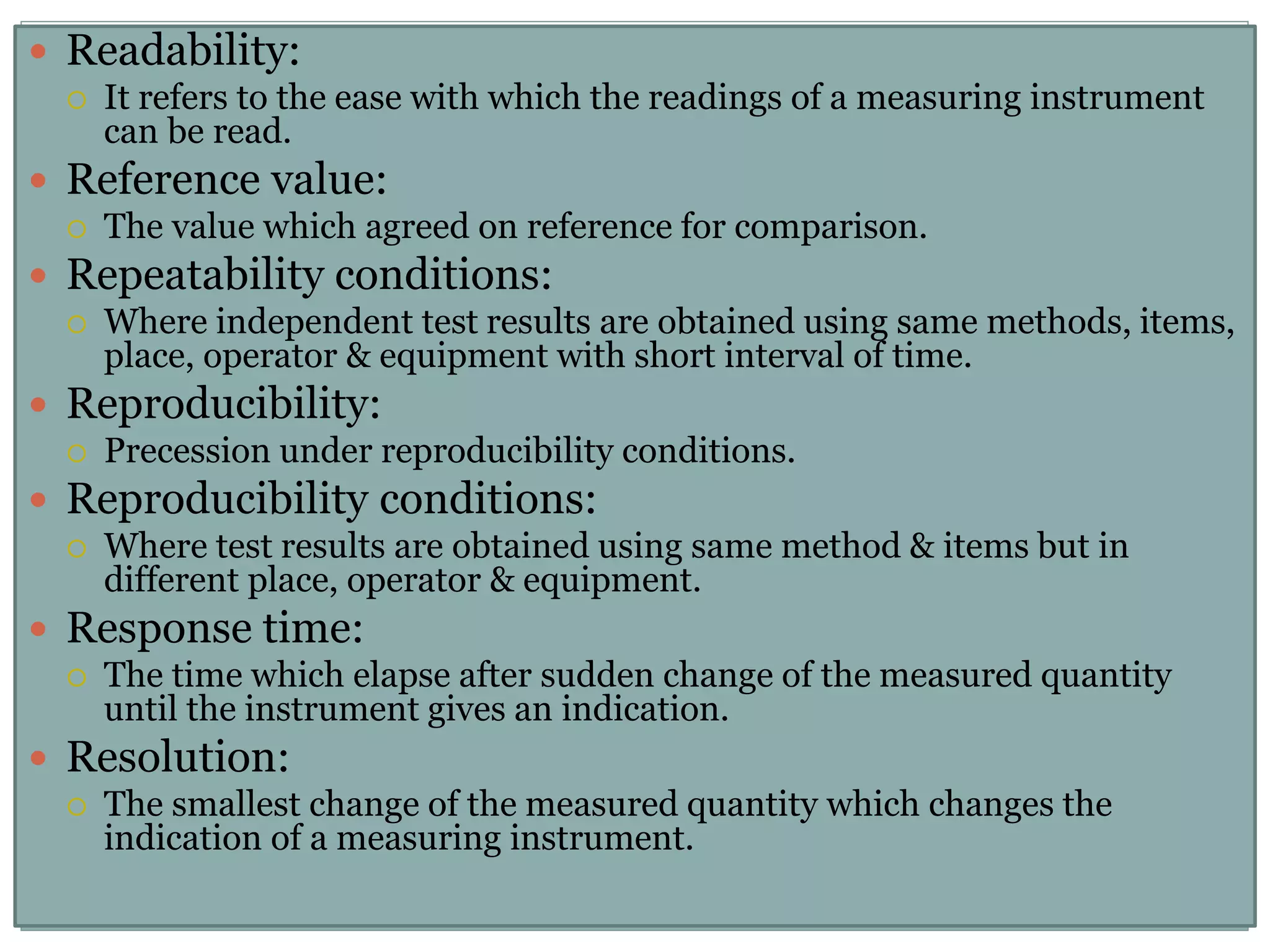 Metrology & measurement | PPTX
