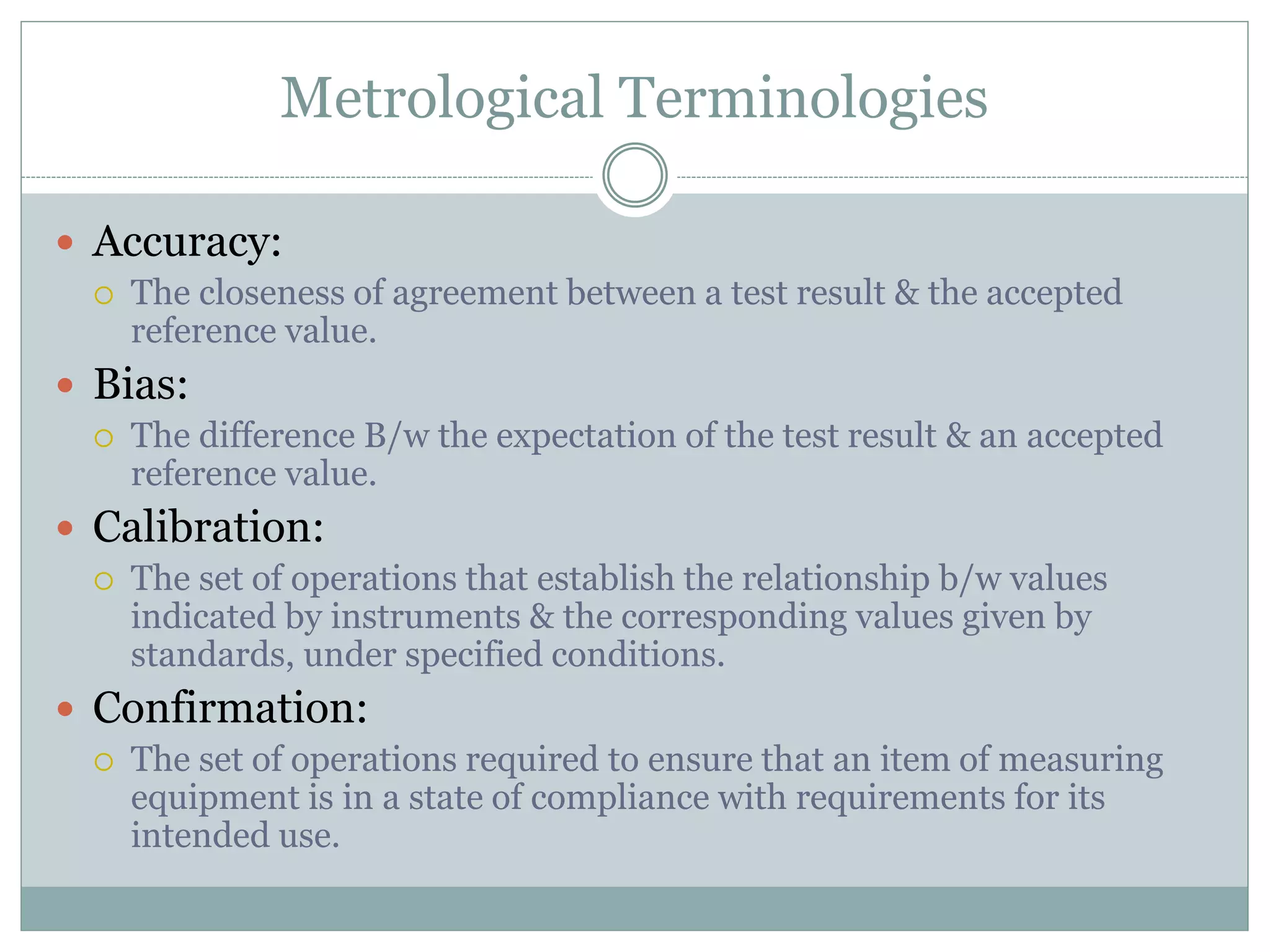 Metrology & measurement | PPTX